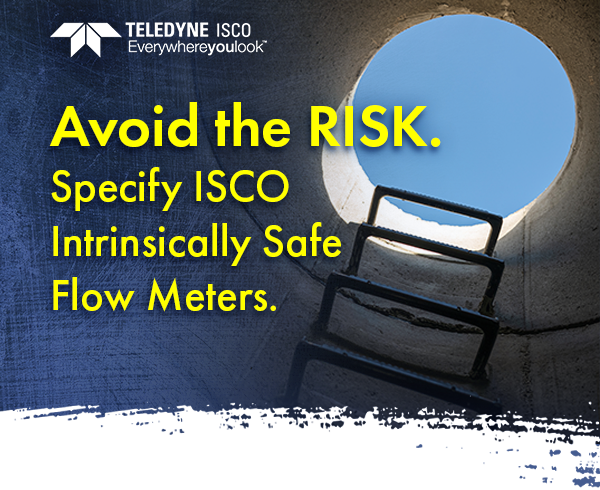 Avoid the RISK. Specify ISCO Intrinsically Safe Flow Meters!